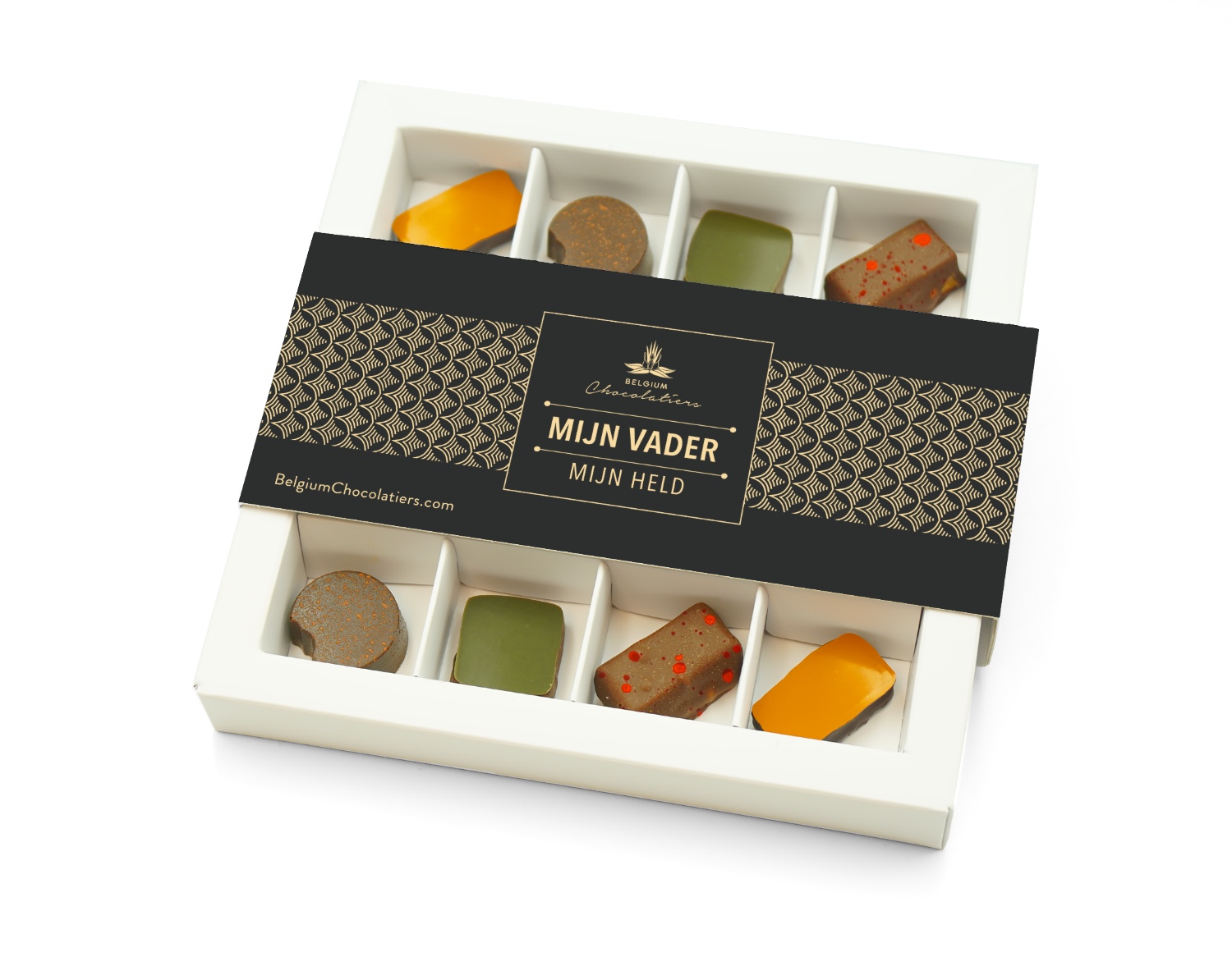 Belgium Chocolatiers: 36 pralines - 12 chocolatiers